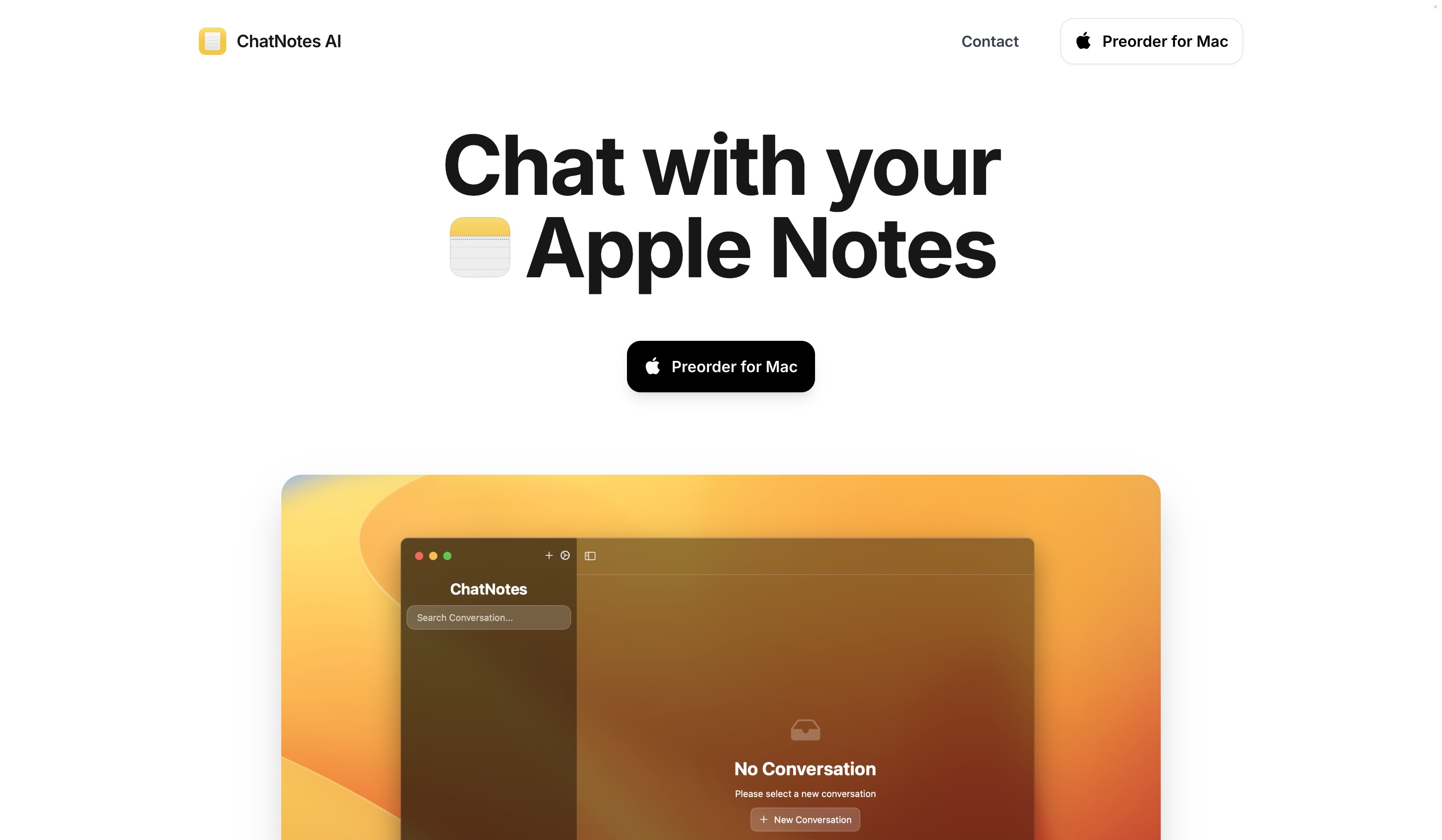 ChatNotes - Chat with Your Apple Notes Using AI
